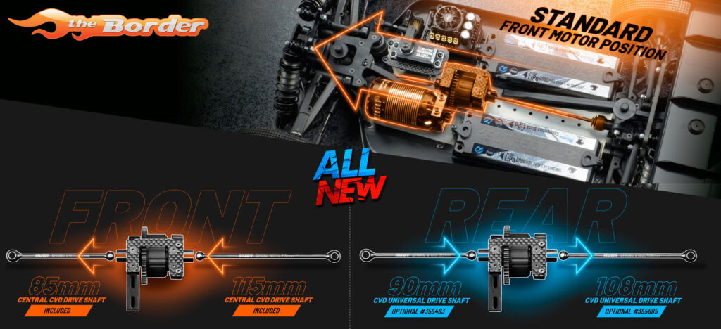 XRAY XB8E 2023 Specs - 1/8 Luxury Electric Offroad Car 350160