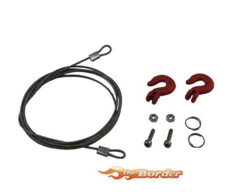 BRP 1/10 Scale RC Alloy Rope Chain and Hooks for Rock Crawlerbrp01020