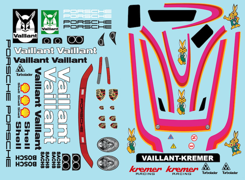 Vaillant Livery for 1/12 Car BRPD1515