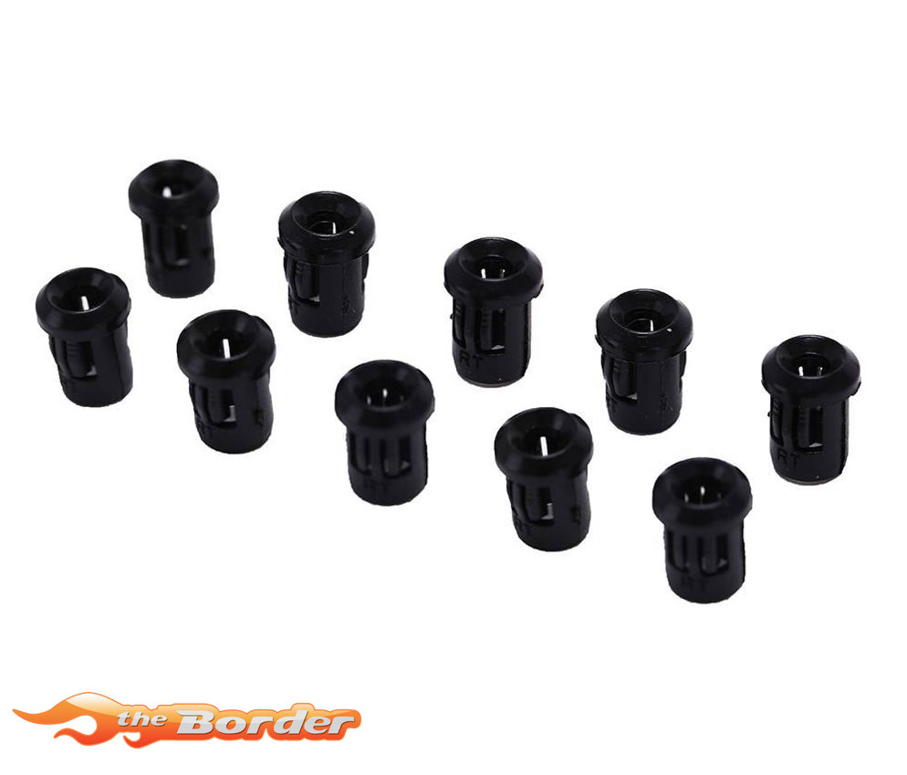 BRP LED Holders for 3mm LEDs - Black (10pcs) BRP0052