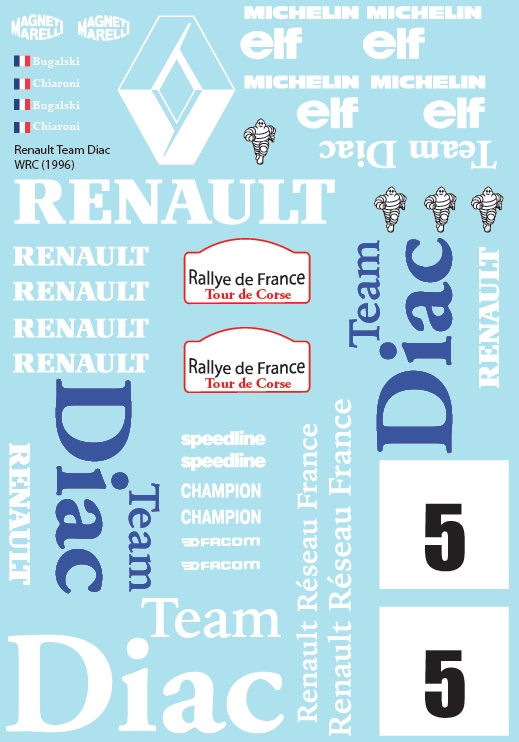 Ren. Team Diac WRC (1996) BRPD1511
