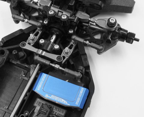 Yeah Racing Alum Servo Mount for TT02 TATT-057BU