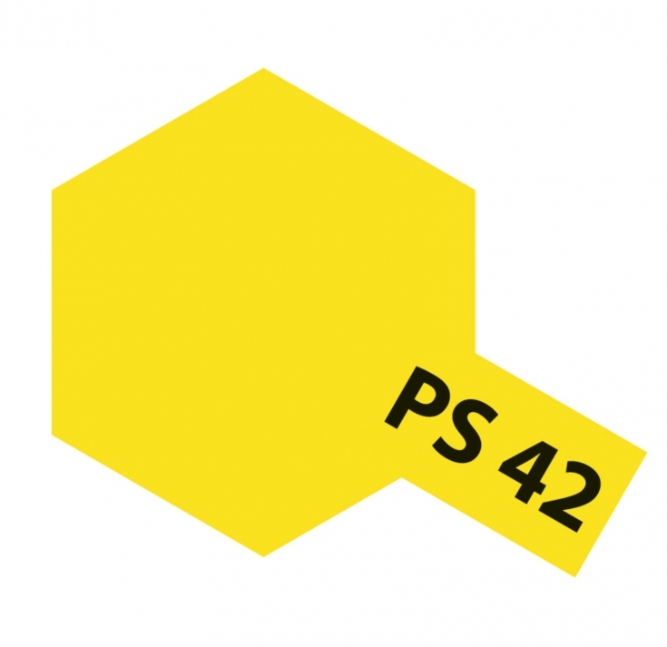 Tamiya PS-42 Translucent Yellow - 100ml Spray Can 86042