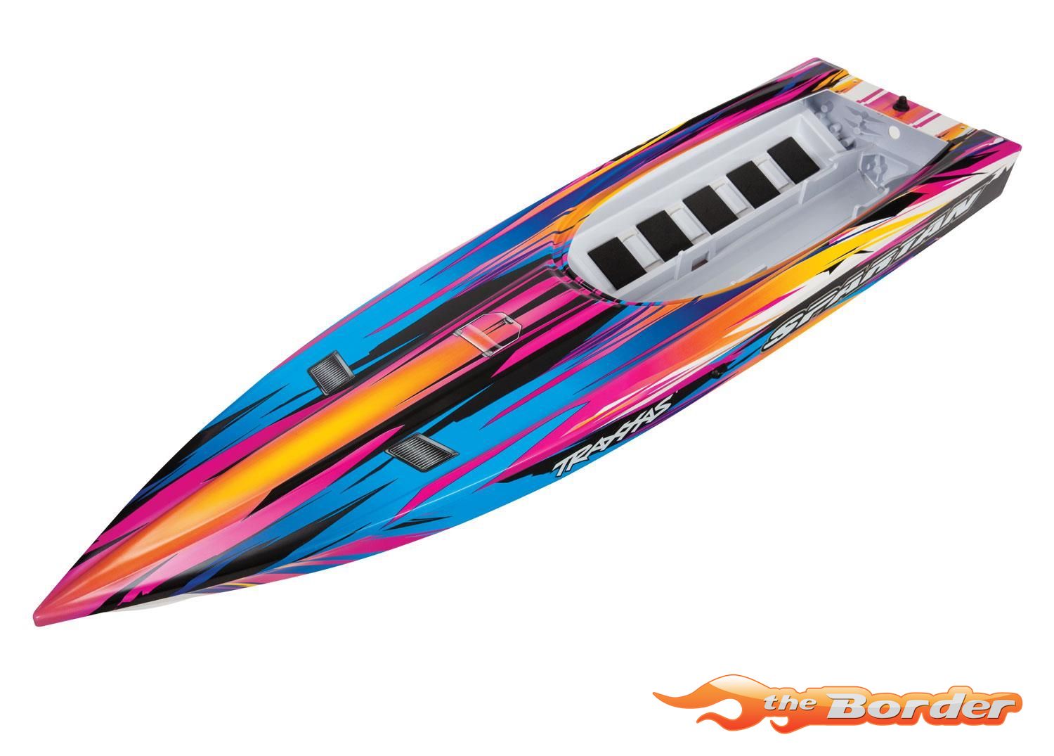 Traxxas Spartan Hull - Pink Graphics (Fully Assembled) 5735P