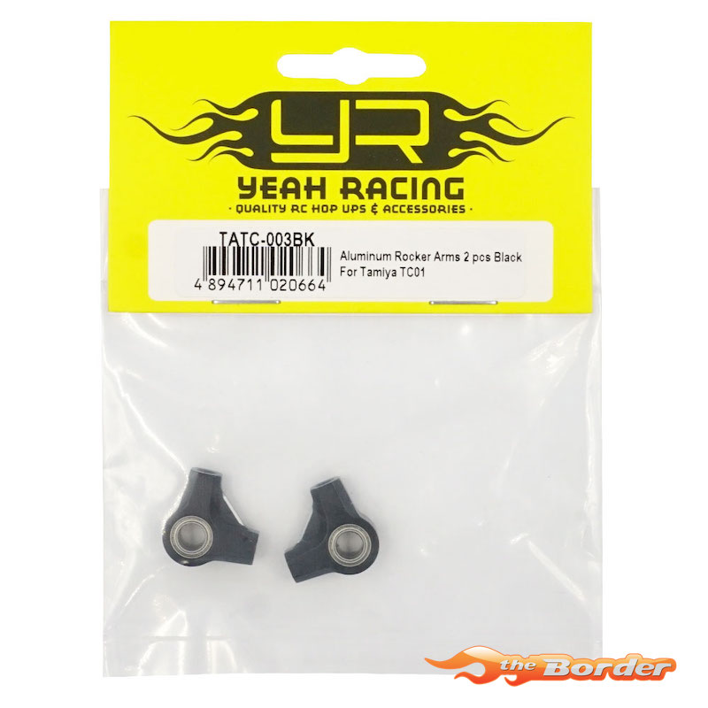 Yeah Racing Alu Rocker Arms (2) For Tamiya TC-01 TATC-003BK