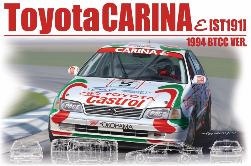 Beemax 1/24 Toyota Carina ST191 Castrol ’94 BTCC B24024
