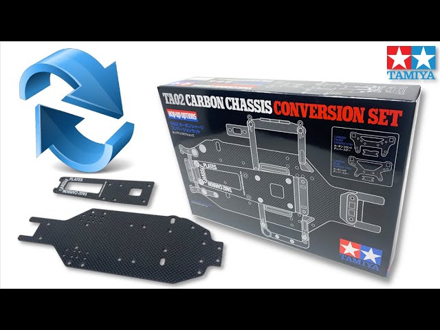 Tamiya TA02 Carbon Chassis Conversion Set 47479