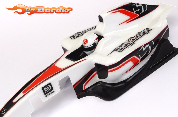 BittyDesign F1 Body 'Type-6C' 1/10 Clear Body BDF1-T6C