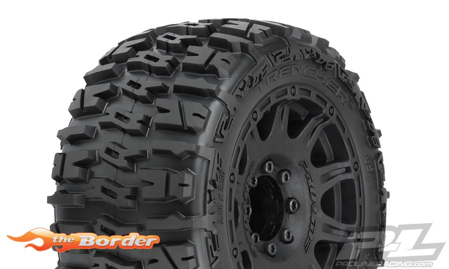ProLine Trencher LP 3.8" All Terrain Tires Mounted 10175-10