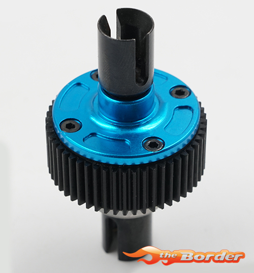 Yeah Racing Alu. Differential Unit Cover for TA-06, XV-01, TRF201 Blue ...