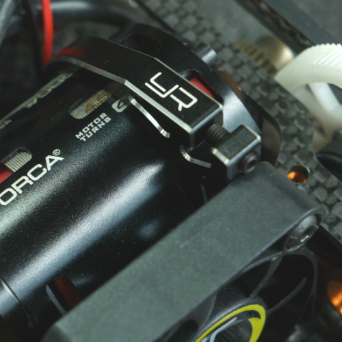 Yeah Racing Aluminum 7075 Fan Mount for 540 Motor with 40mm Tornado Fan ...