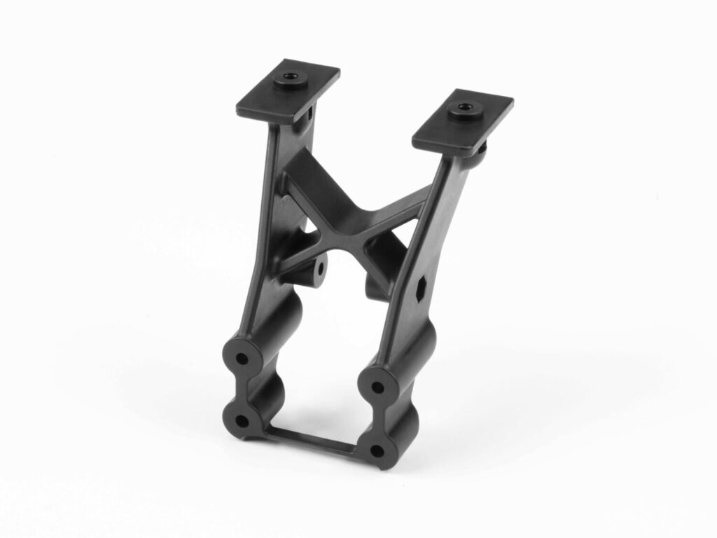 XRAY XB8 Composite Rear Wing Holder for Semi-Split Bulkhead 353526