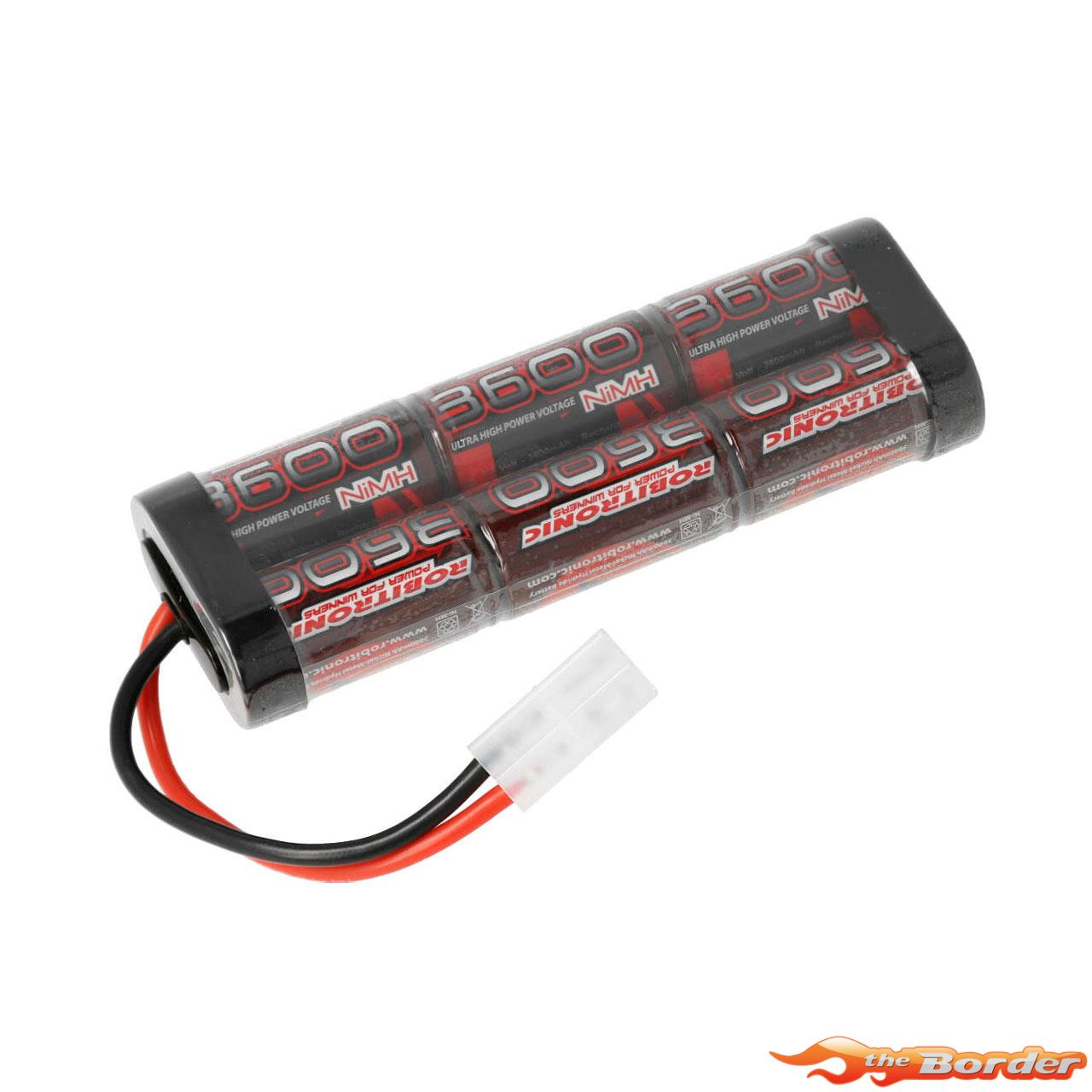 Robitronic NiMH Battery 3600mAh 7.2V Stick Pack Tamiya Plug
