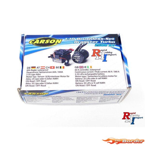 Carson Brushless Set Dragster Turbo 2500KV (TamiyaCup Top Stock) 709030