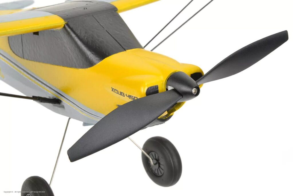 EZ-Wings Mini Cub S2 High-wing RTF 450mm (met 2 accu's) incl. attitude ...