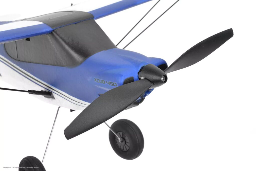 EZ-Wings Mini Cub S2 High-wing RTF 450mm (met 2 accu's) incl. attitude ...