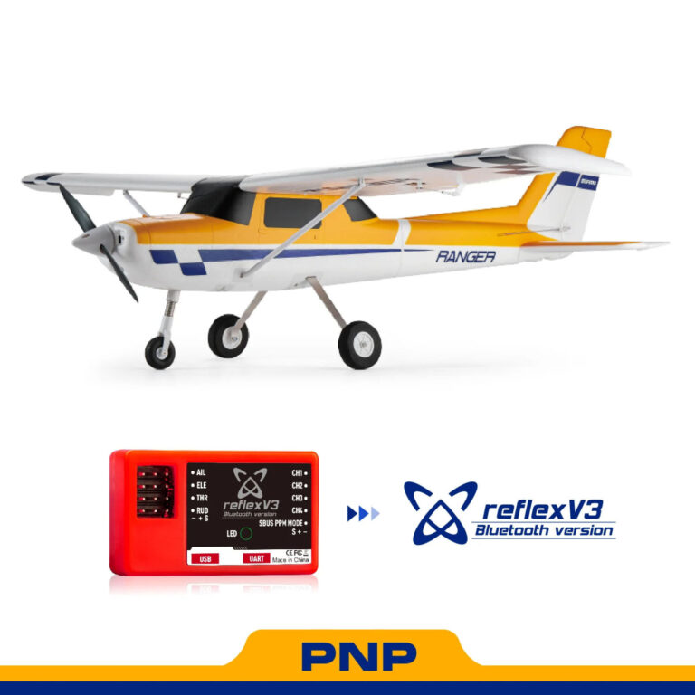 FMS Cessna 1220mm Ranger EP V2 RTF kit with reflex V3 (Yellow) FMS147M2-YL