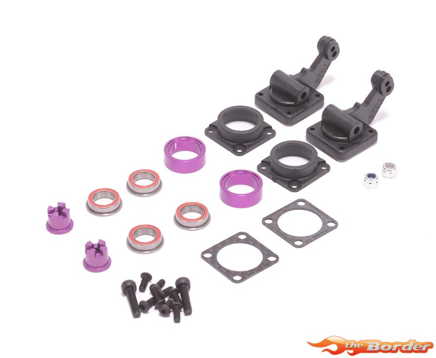 Schumacher Twin Bearing Front Hub Carrier Set (2) - C2W U8817
