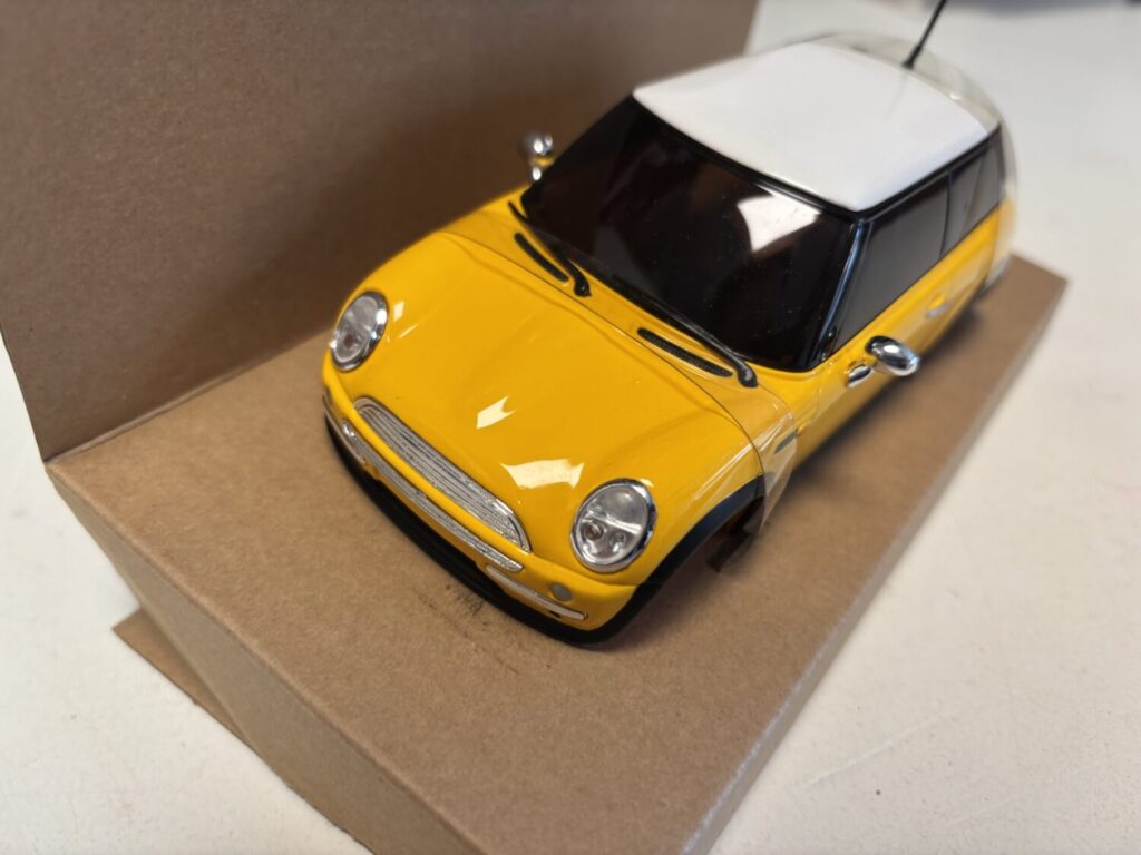 Mini-Power Mini Cooper Body Geel voor Mini-Z (HM 94mm) MINP1005