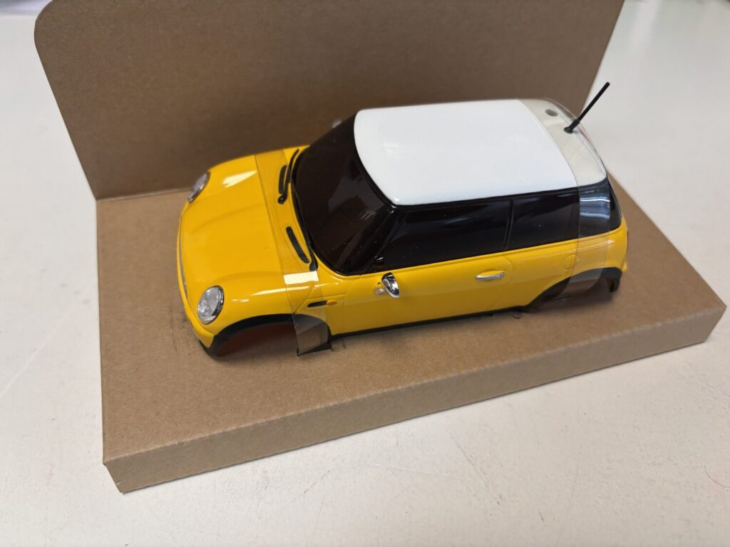 Mini-Power Mini Cooper Body Geel voor Mini-Z (HM 94mm) MINP1005