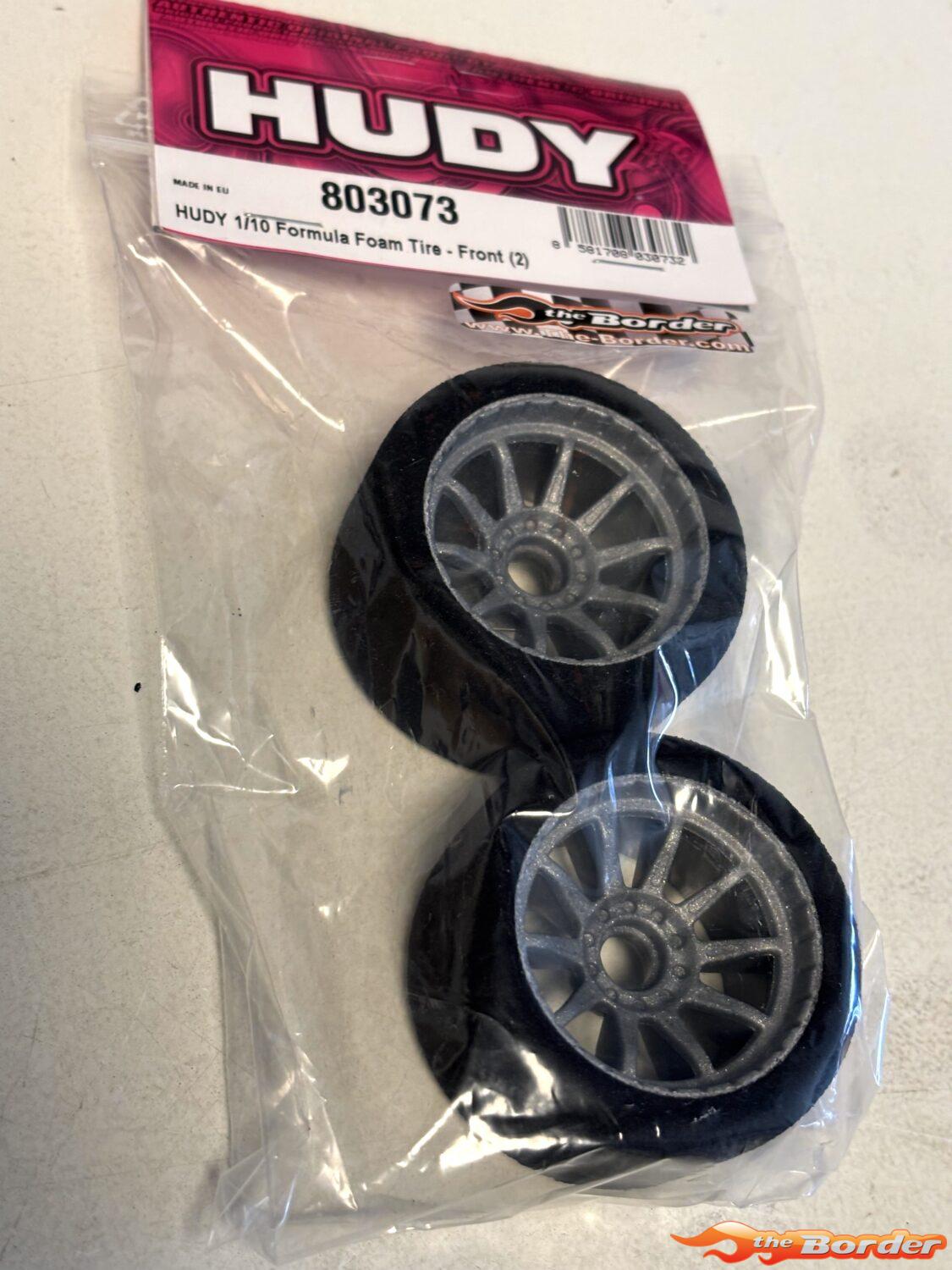 Hudy 1/10 Formula 1 Rubber Tire - Front (2) 803070