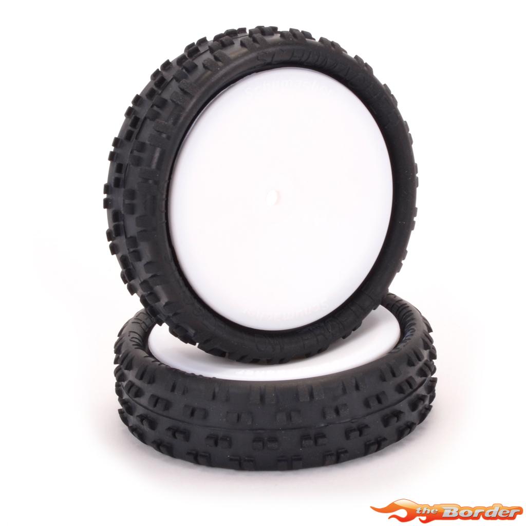 Schumacher Cut Stagger Low Profile 1/10 2WD Front (2) Yellow Pre-Glued ...