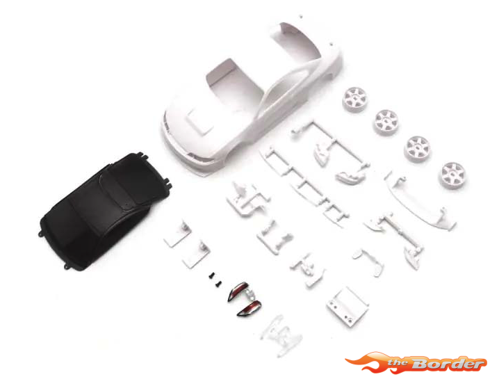 Kyosho Mini-Z Body Set Nissan Silvia S-15 White Body MZN229