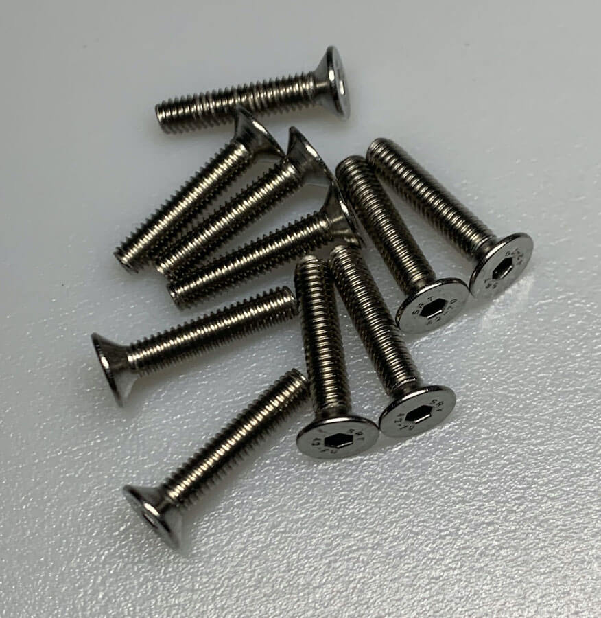 BRP Stainless Steel Screw 4x20 Hex Countersunk BRP420CSRVS