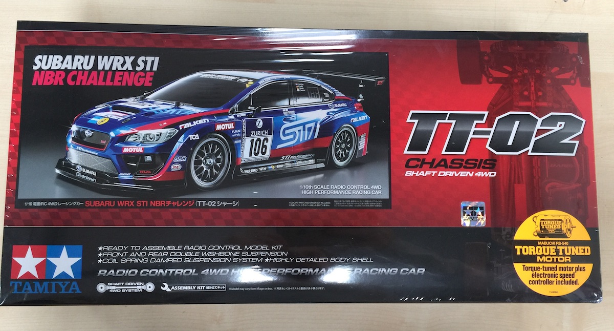 Tamiya TT-02 Subaru WRX STI 24h Nürburgring Kit 58645